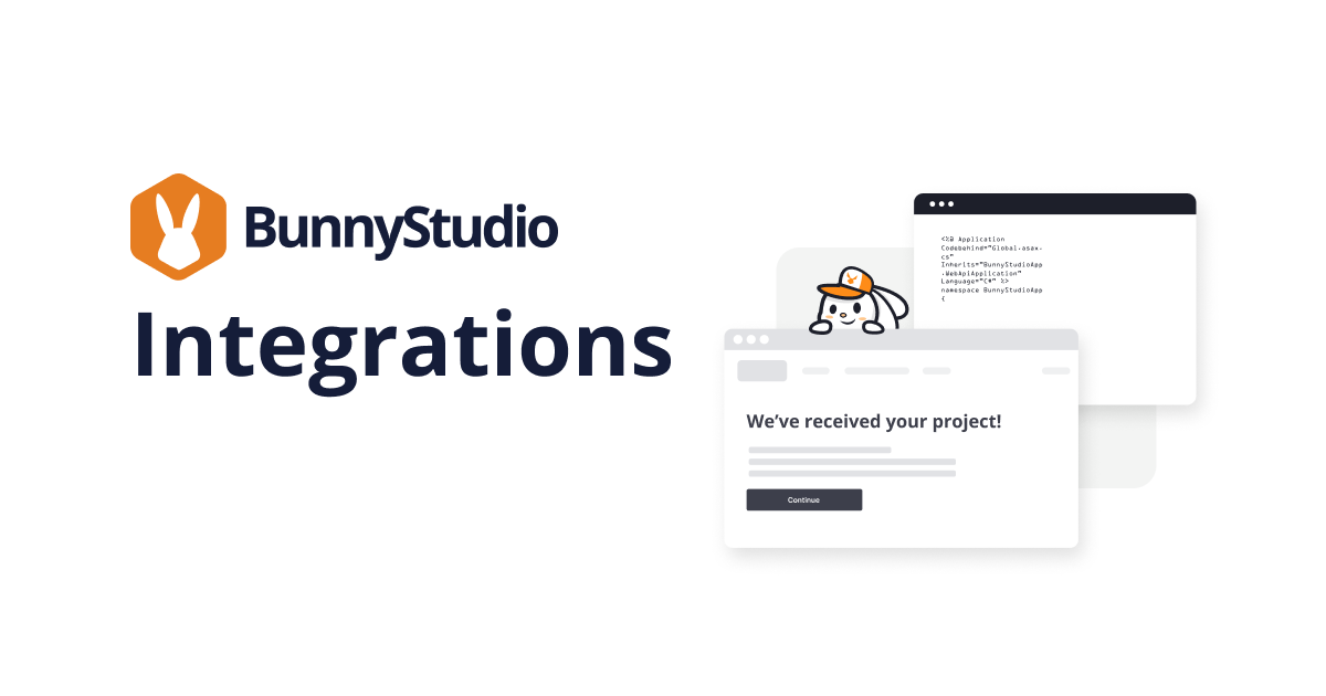 Integrations to accelerate your workflows | Bunny Studio